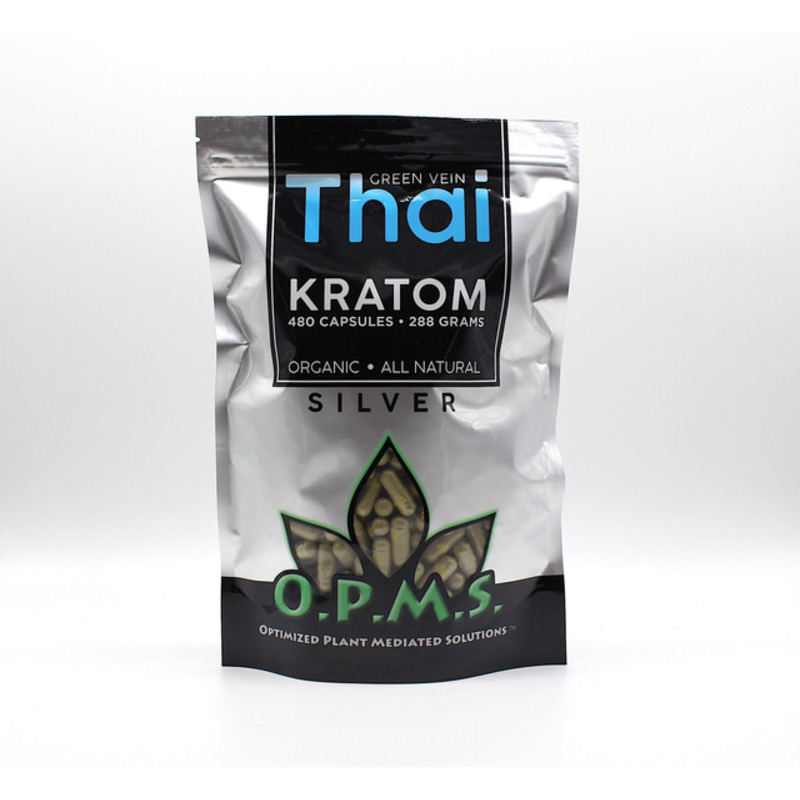 OPMS Silver Thai Kratom Capsules | Kratom Library